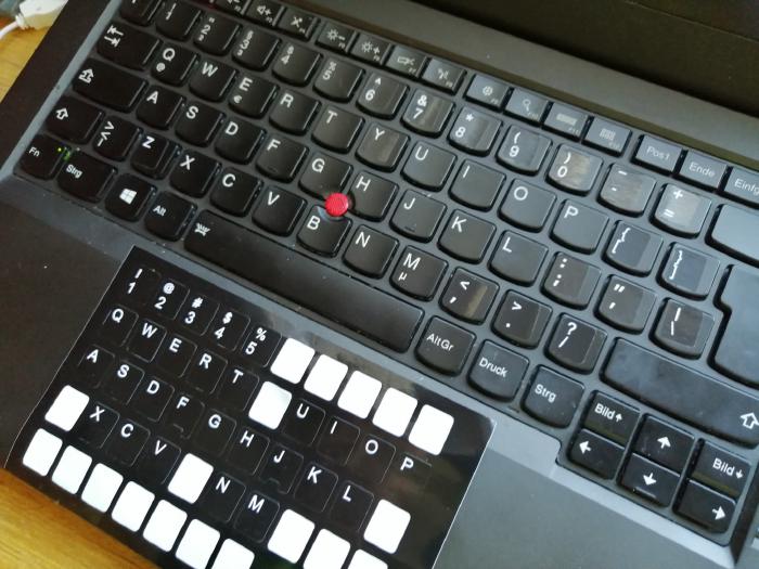 The "painful" switch from a German to an English keyboard layout on ...